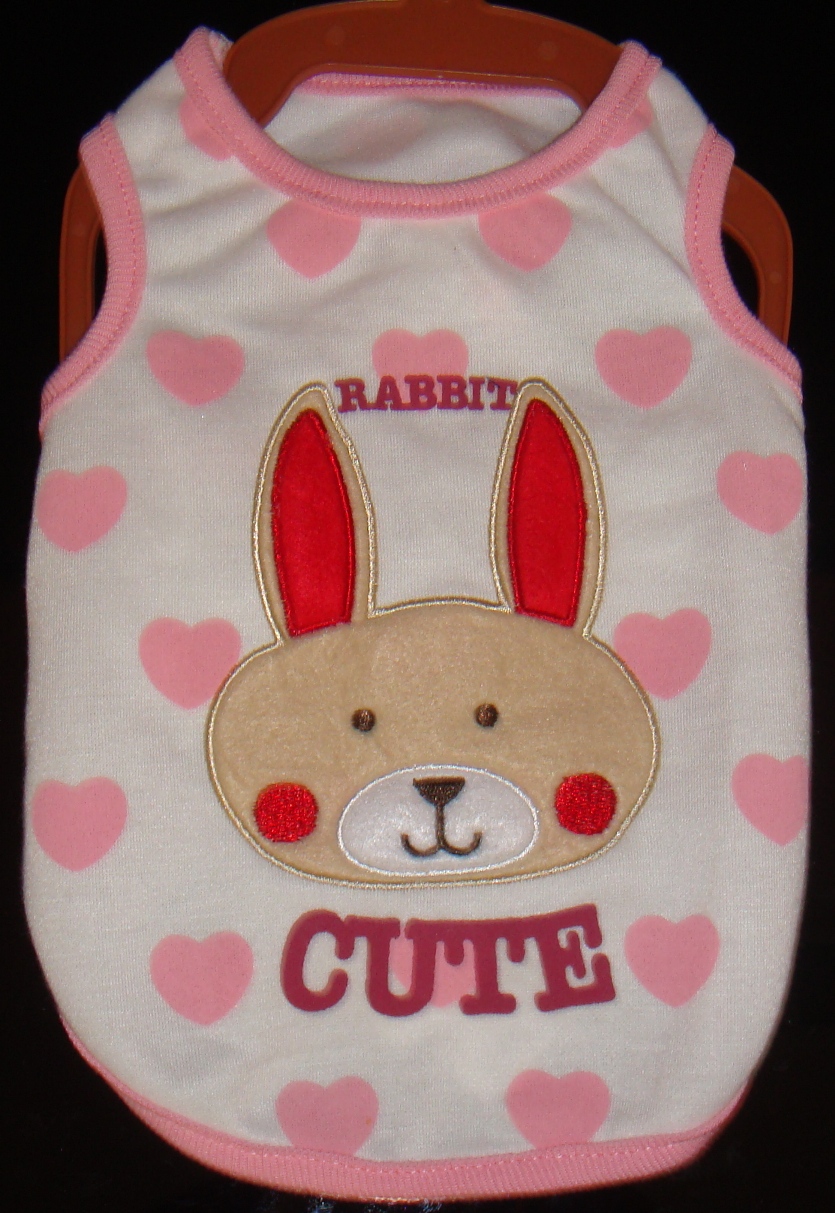 Cute Rabbit Singlet - Sweetie Petz Boutique